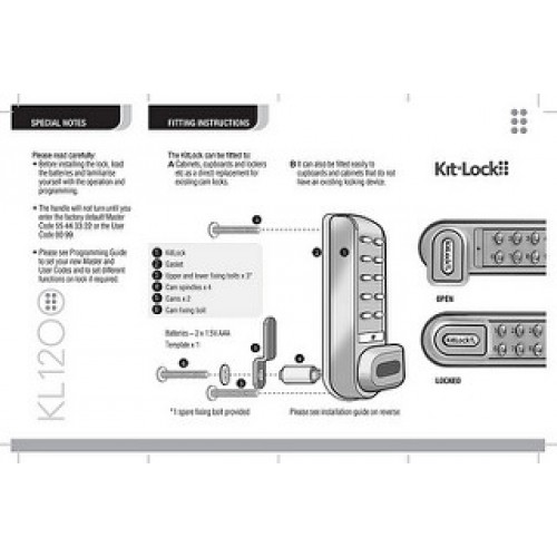 Codelock KL1200 Electronic Digital Lock